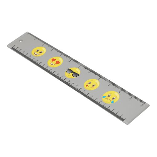 Emoji Faces Ruler | Zazzle