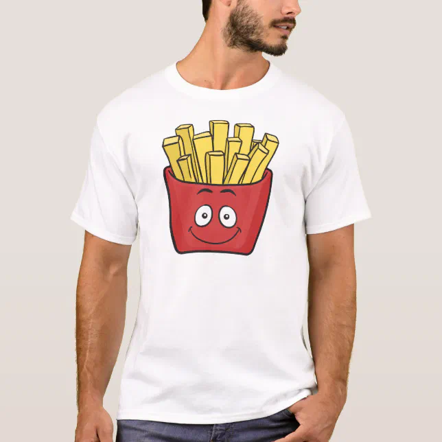 Emoji French Fries T-Shirt | Zazzle