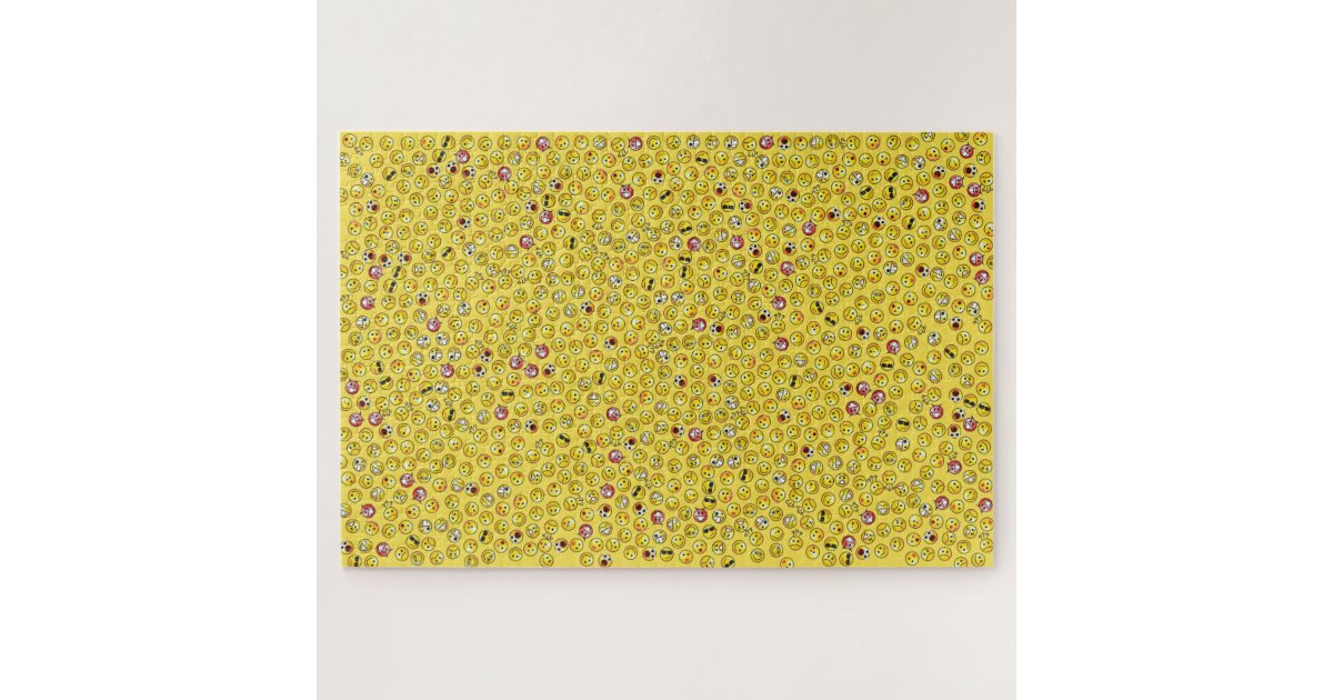 Emoji Jigsaw HARD Jigsaw Puzzle | Zazzle