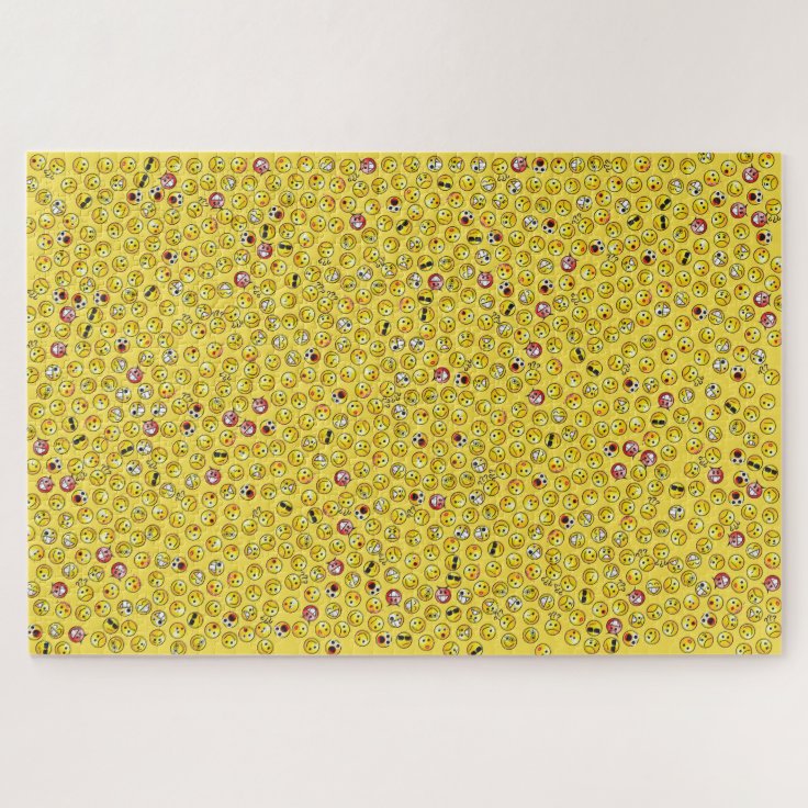 Emoji Jigsaw HARD Jigsaw Puzzle | Zazzle