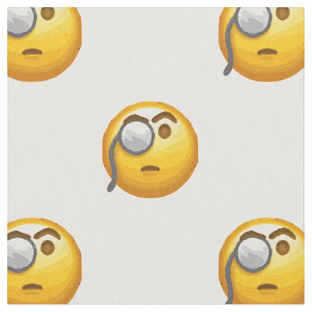 emoji eight ball fabric | Zazzle