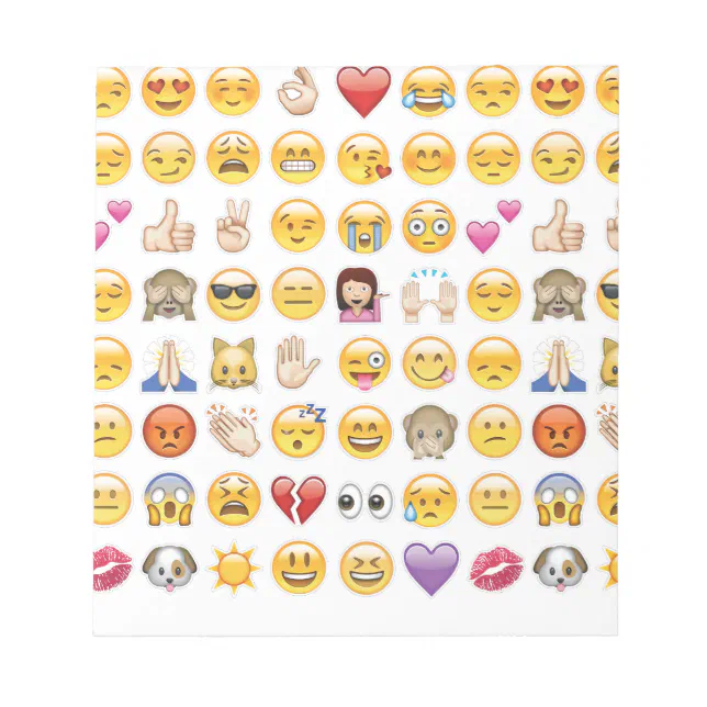 emoji notepad | Zazzle