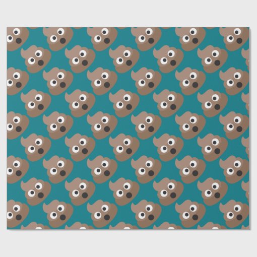 Emoji Oh Poop Wrapping Paper | Zazzle