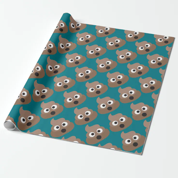Emoji Oh Poop Wrapping Paper | Zazzle