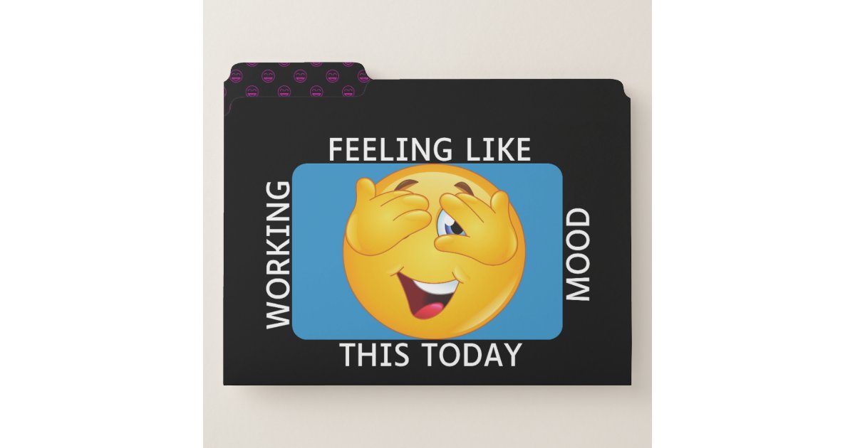 Emoji Personalized File Folders - set of 3 | Zazzle