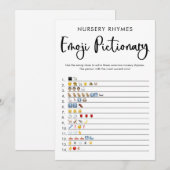 Emoji pictionary baby shower game gender neutral invitation | Zazzle
