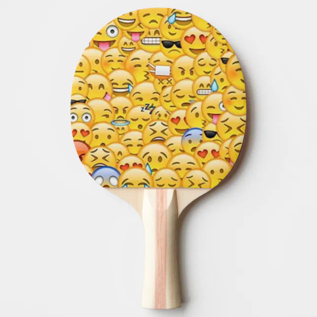 emoji ping pong paddle | Zazzle