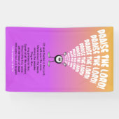 Emoji Praising God Banner | Zazzle