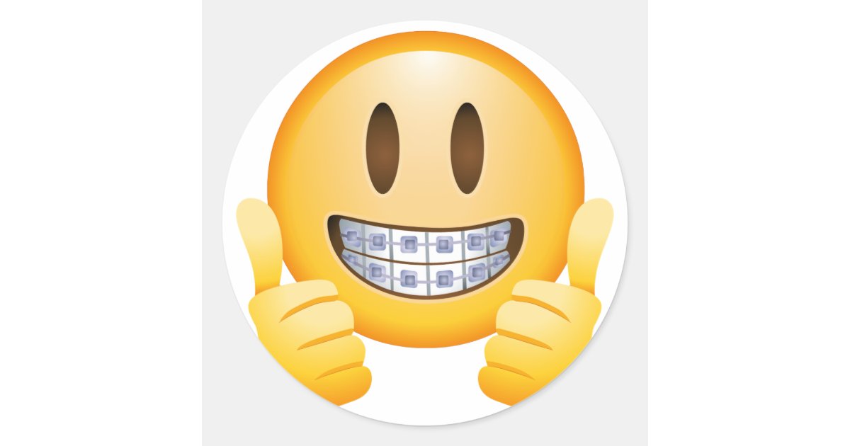 Emoji Smiling Sticker | Zazzle