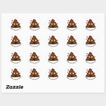 Emoji Sticker Poop | Zazzle
