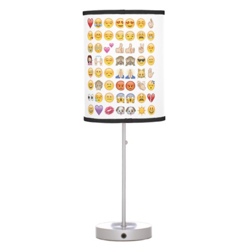emoji table lamp | Zazzle