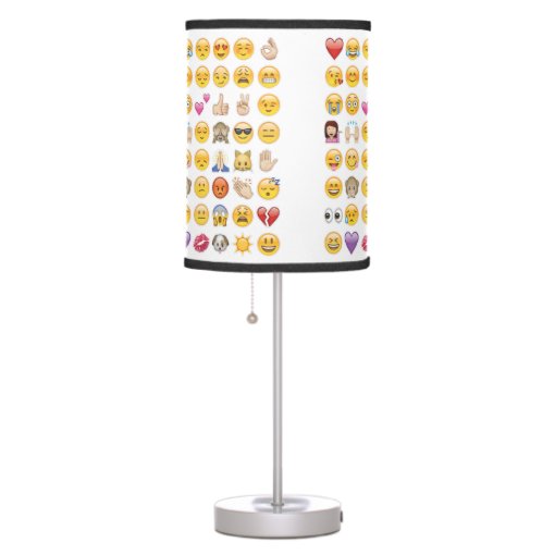 emoji table lamp | Zazzle