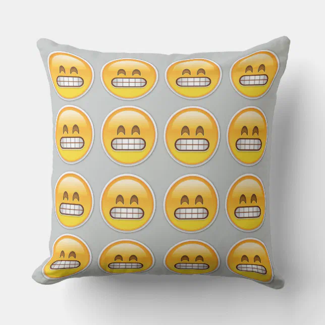 Emoji Throw Pillow | Zazzle