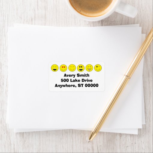 Emojis Address Labels | Zazzle