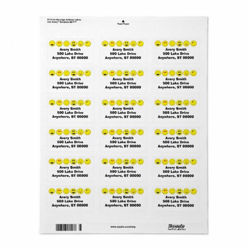 Emojis Address Labels | Zazzle