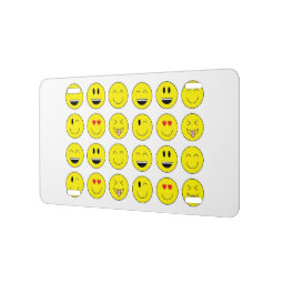 "Emojis" Aluminum License Plate | Zazzle