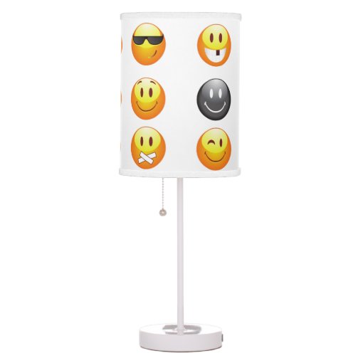 emojis table lamp | Zazzle