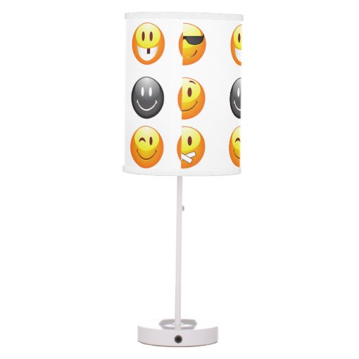 emojis table lamp | Zazzle