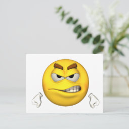 Emotion Guy - Angry Postcard | Zazzle