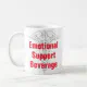Emotional Support Beverage Funny Coffee Mug | Zazzle