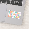 Emotional Support Coworker, Funny Coworker Friend Sticker | Zazzle