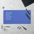 Emotionally Attached To Fictional Characters Desk Mat | Zazzle