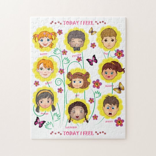 Emotions and Feelings Jigsaw Puzzle | Zazzle.com