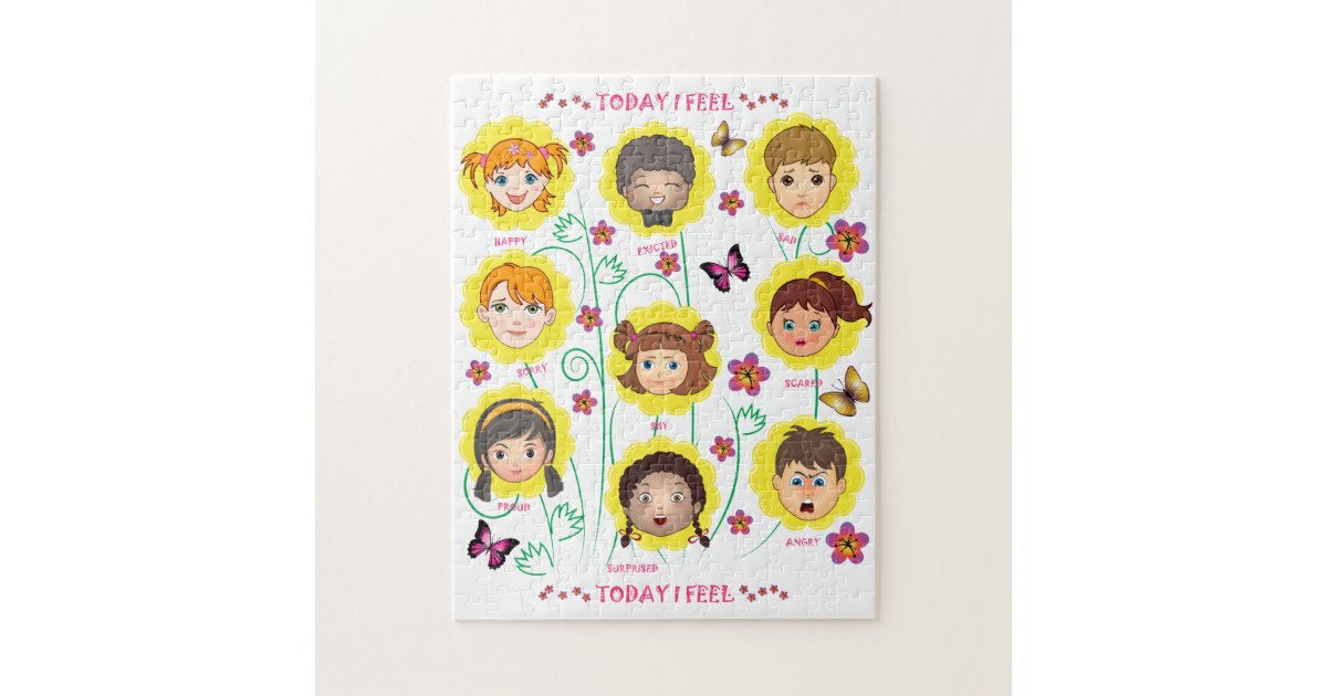 Emotions and Feelings Jigsaw Puzzle | Zazzle