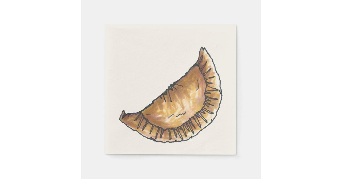 Empanadas Latin South American Fried Cheese Pastry Paper Napkins | Zazzle