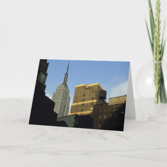 Empire State Building Card | Zazzle