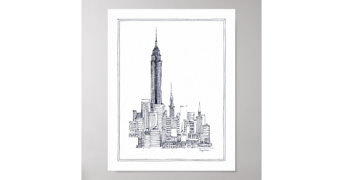 Empire State Poster | Zazzle