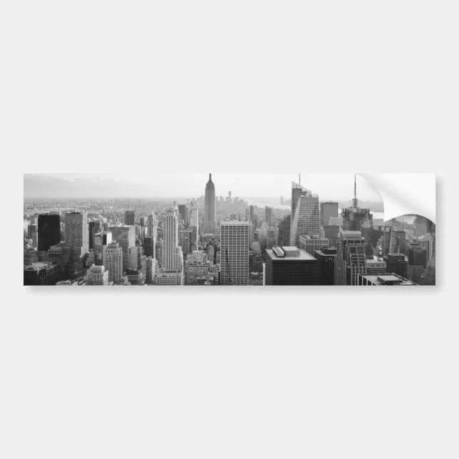 Empire States Building Manhattan Bumper Sticker | Zazzle