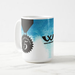 Employee 5 year milestone anniversary award mug | Zazzle