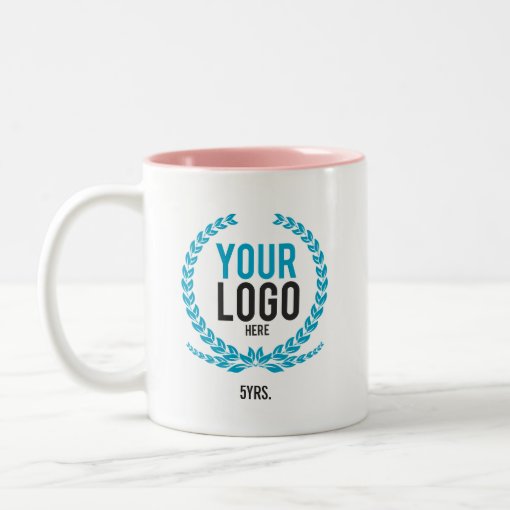 Employee Appreciation | Custom Logo | Anniversary Two-Tone Coffee Mug ...