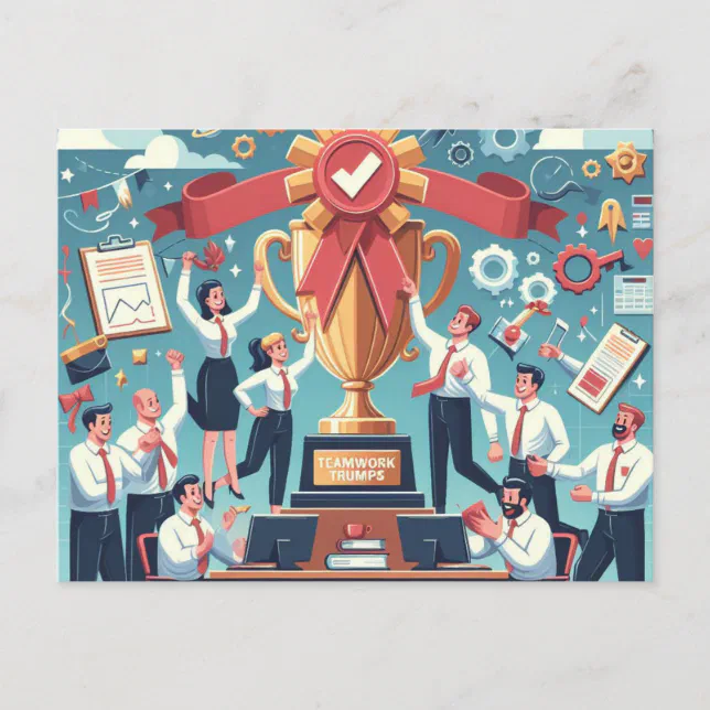 Employee Appreciation Day Cheers Postcard | Zazzle