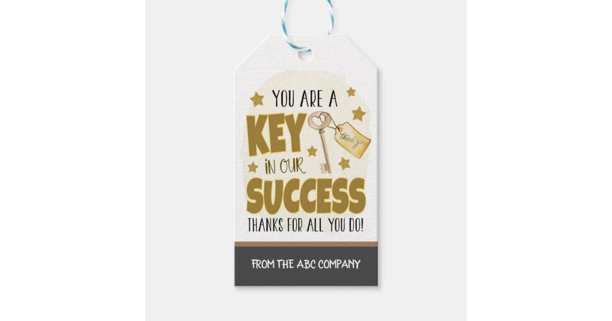 Employee Appreciation Gift Tag | Zazzle