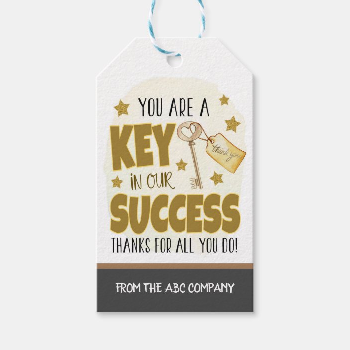 Employee Appreciation Gift Tag | Zazzle.com