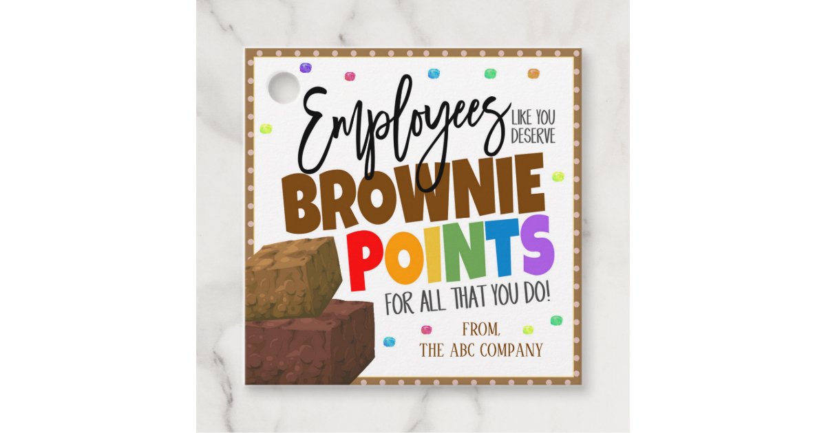 Employee Appreciation Gift Tags | Zazzle