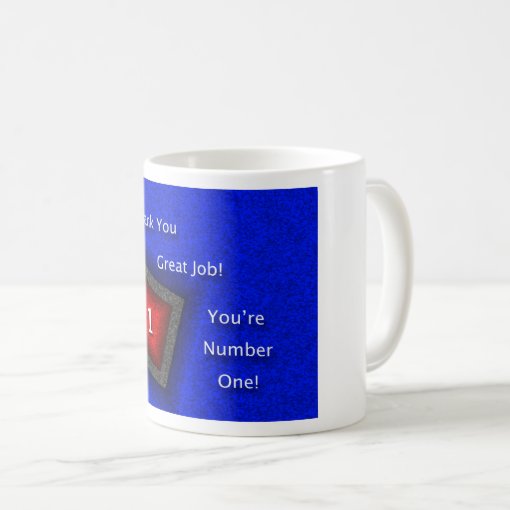 Employee Appreciation Thank You Great Job Coffee Mug | Zazzle