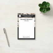 Employee Business Name Logo Modern Custom Post-it Notes | Zazzle