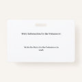 Employee Christmas Photo ID Identification Custom Badge | Zazzle