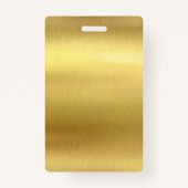 Employee Gold ID Badge | Zazzle