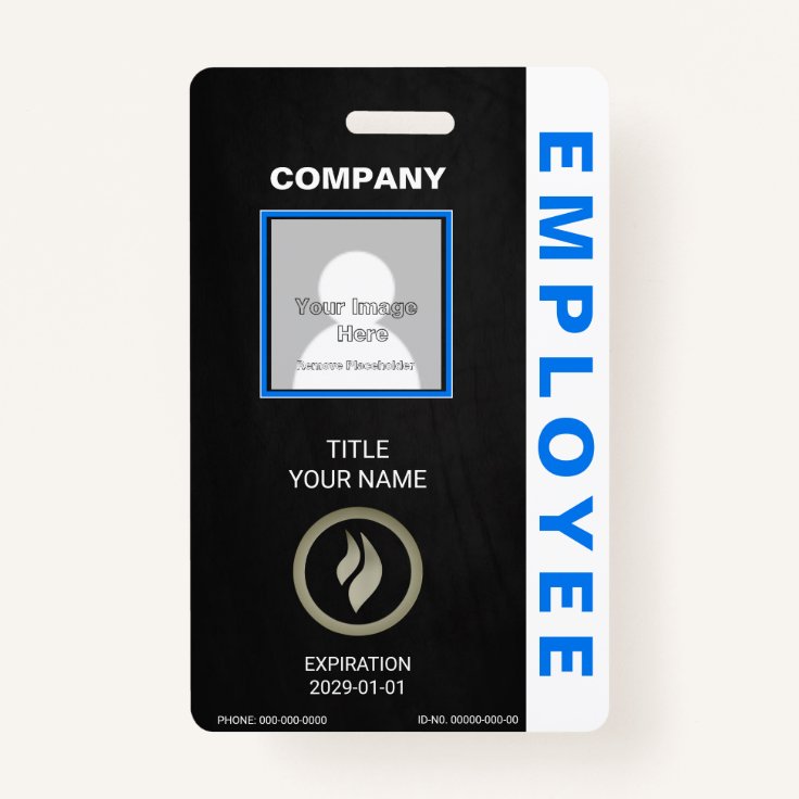 Employee ID Badge | Zazzle