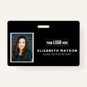 Employee ID Custom QR Code With Your Logo Company Badge | Zazzle