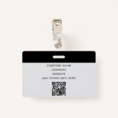 Employee ID Custom QR Code With Your Logo Company Badge | Zazzle