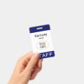 Employee Name Badge Custom Business Logo Staff Tag | Zazzle