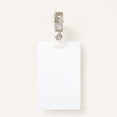 Employee Name Badge Custom Business Logo Staff Tag | Zazzle