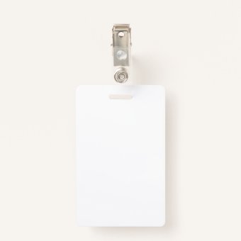 Employee Name Badge Custom Business Logo Staff Tag | Zazzle