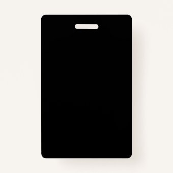 Employee Name Badge Minimalist Photo Simple | Zazzle