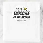 Employee of the month stickers | Zazzle